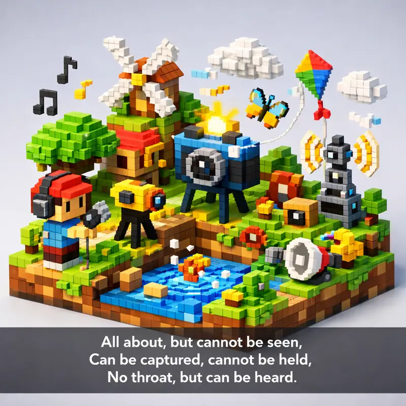 All about, but cannot be seen, Can be captured, cannot — Riddle with ...