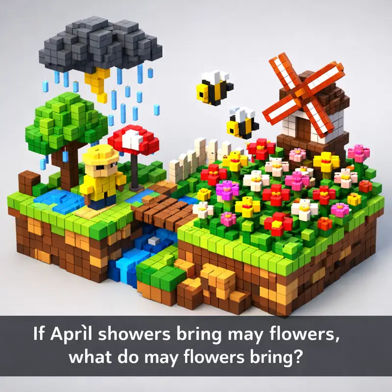 If April showers bring may flowers, what do may flowers — Riddle with ...