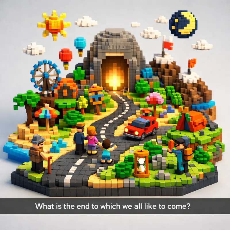 What is the end to which we all like to come? — Riddle with Answer ...
