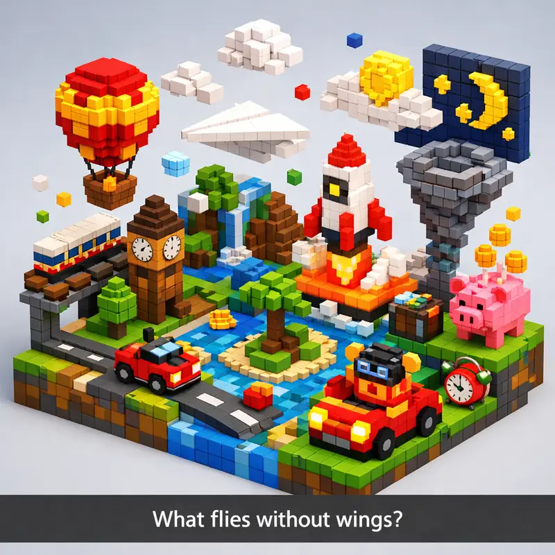 What flies without wings? — Riddle with Answer | DoRiddles