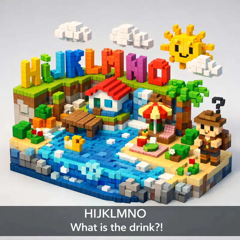 HIJKLMNO What is the drink?! — Riddle with Answer | DoRiddles