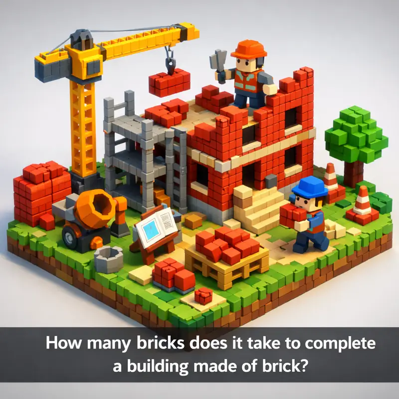 How many bricks does it take to complete a building mad — Riddle with ...