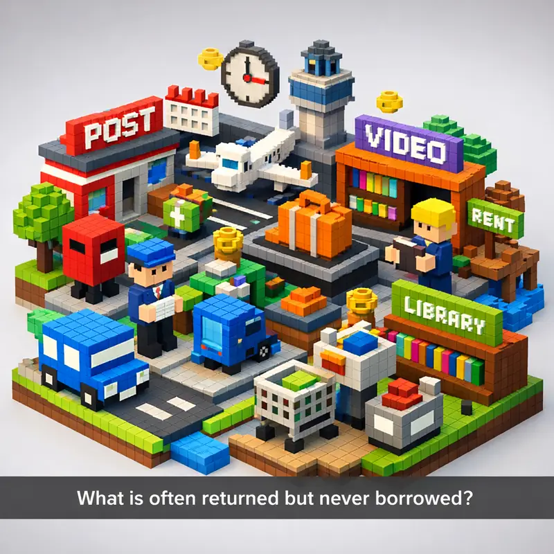 What is often returned but never borrowed? — Riddle with Answer | DoRiddles