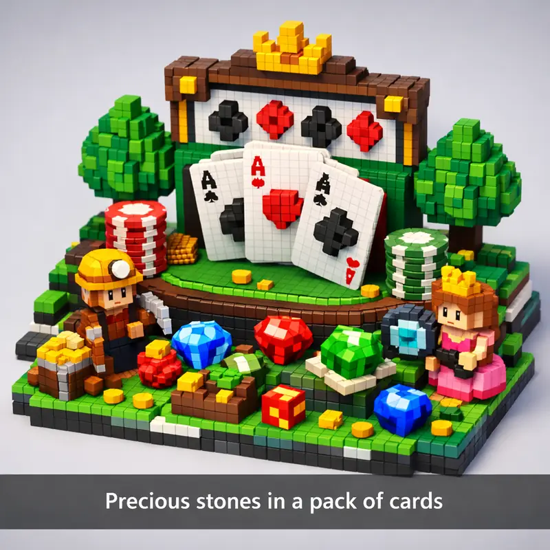 Precious stones in a pack of cards — Riddle with Answer | DoRiddles