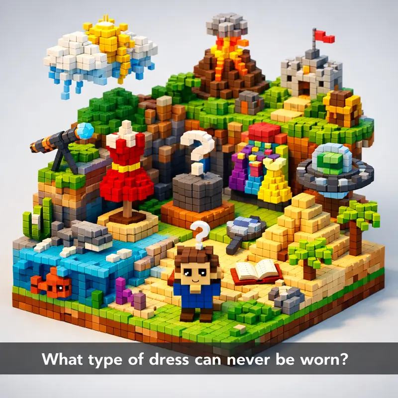 What type of dress can never be worn? — Riddle with Answer | DoRiddles